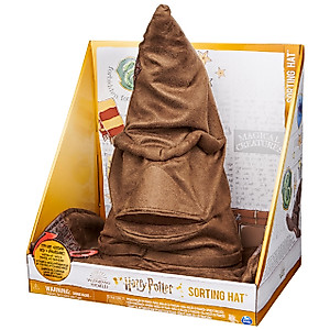 Wizarding World Harry Potter, Talking Sorting Hat with 15 Phrases for Pretend Play, Kids Toys for Ages 5 and up