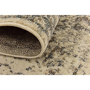 Unique Loom Tuareg Collection Vintage Distressed Traditional Area Rug, 8' x 10' Rectangle, Beige/Brown