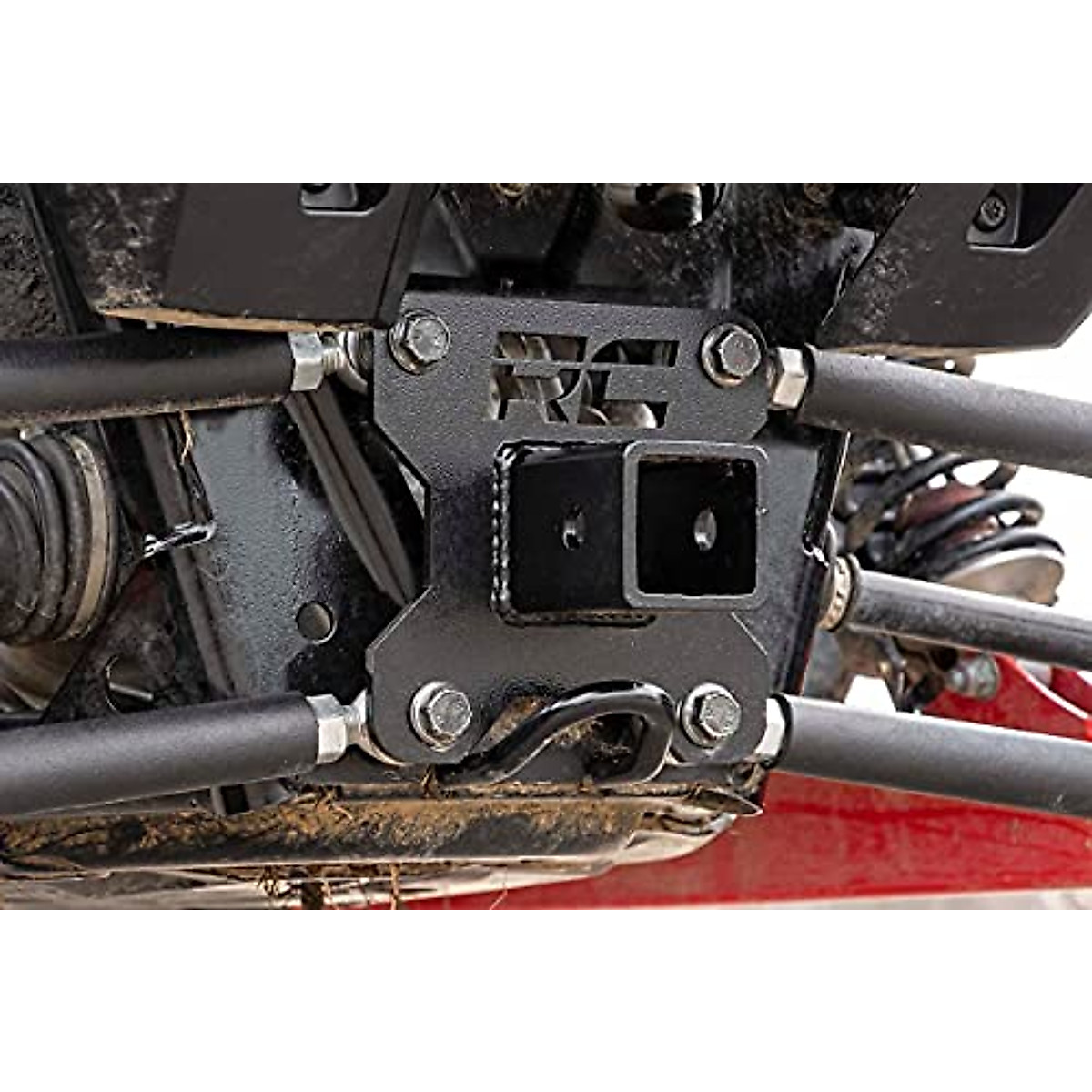 Rough Country UTV Receiver Hitch for 2014-2022 Polaris RZR XP 1000 - 93039, Black, 2"
