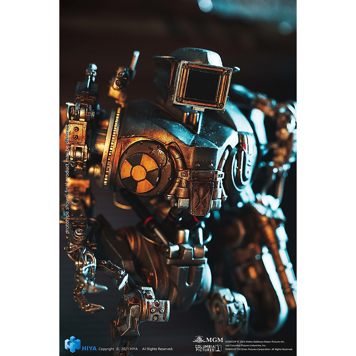 Hiya Toys Robocop 2: Battle Damaged RoboCain 1:18 Scale Action Figure Multicolor EMR0093