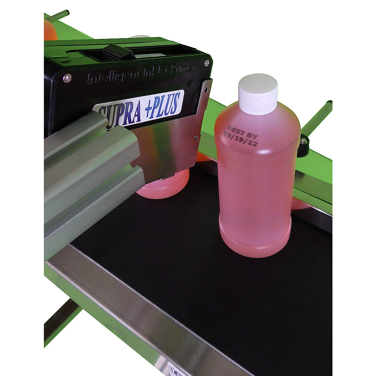 Preza Supra + Plus in Line Inkjet Coder, Inkjet Coding Machine, Date Coding Machine, Date Coder + EJ47SBK Black Ink USA