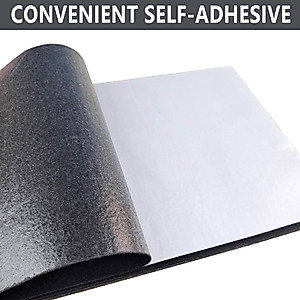 Jtnohx Self Adhesive Felt Sheets, 11 Pieces Stiff Sticky Felt, 8"x12" Felt Sheets with Adhesive Backing for Crafts, Felt Drawer Liner for Jewelry Box Drawer DIY (Black)