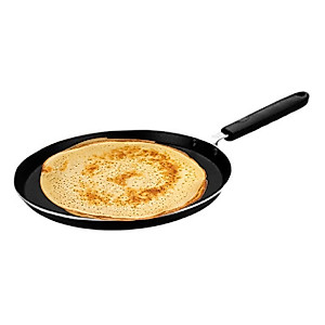 IBILI Crepe Pan Nonstick 9 Inch, Dosa Roti Tawa Tortilla Pan, Flat Frying Pan, Bakelite Handle, Induction Compatible PFOA Free, Made in Spain