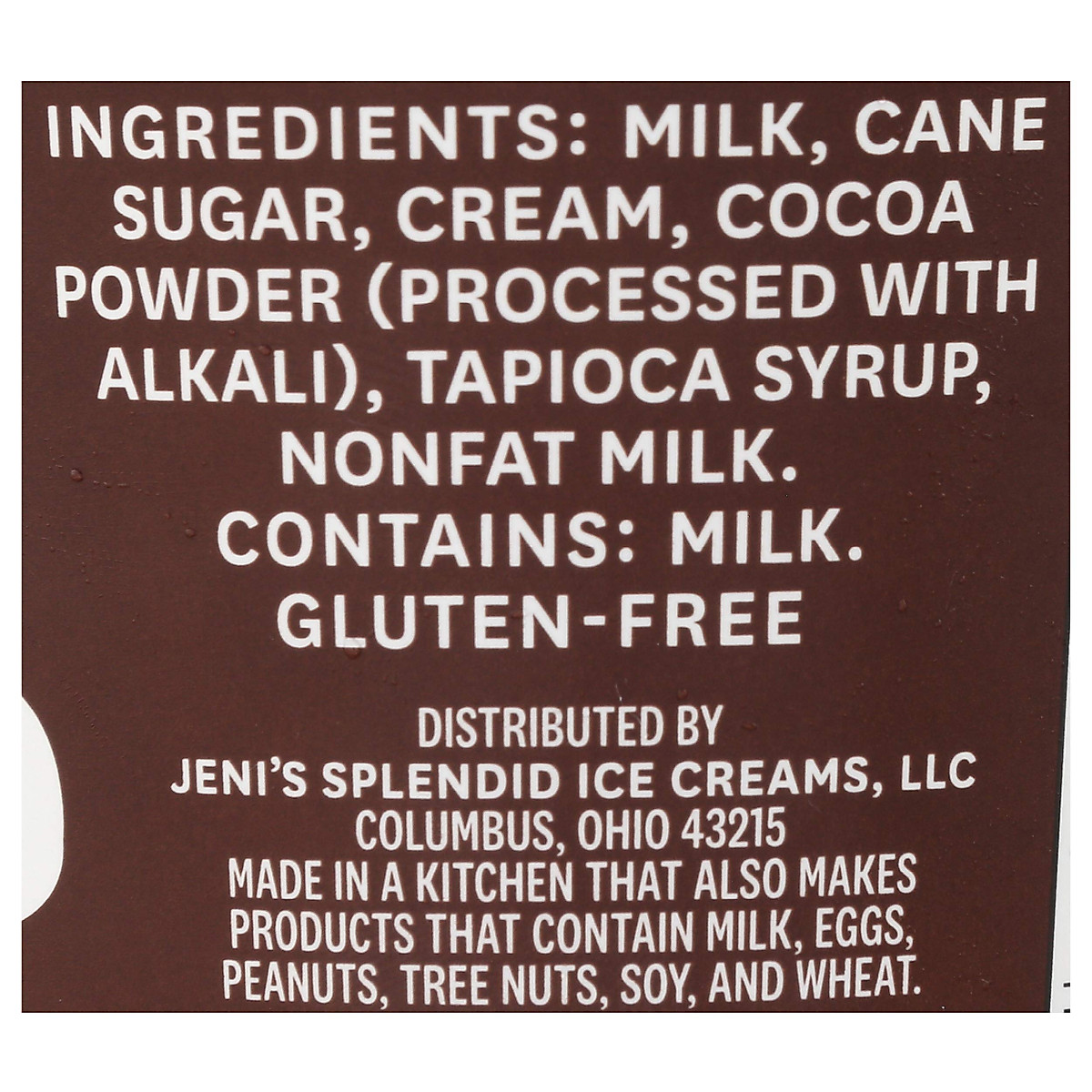 Jeni's Splendid Ice Creams, Darkest Chocolate Ice Cream, 16 oz (Frozen)