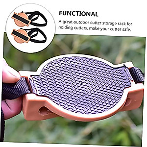 PRETYZOOM 2pcs Hatchet Scabbard Outdoors Work Supplies Cutter Storage Rack Protector Knives Axe Hatchet Adjustable Hatchet Cover Camping Accessories Garden Tool Organizer Abs Nylon