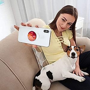 30 Phone Grip Holder with Double-Sided Sticker Phone Finger Expanding Stand Holder for Almost Phones Cases (Black, White)