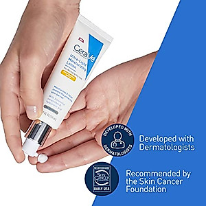 CeraVe Moisturizing Lotion SPF 30| Sunscreen and Face Moisturizer with Hyaluronic Acid & Ceramides | Oil Free | 1.7 Ounce