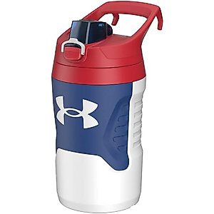 Under Armour 32 oz Insulated Water Bottles - Sports Water Jug with Handle, Fence Hook, Leak Resistant for Baseball, Football & More, 32 oz Water Bottles, Sports Water Bottle Insulated