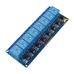 AEDIKO 2pcs 8 Channel Relay Module DC 12V Relay Module Board for DIY DSP AVR PIC ARM
