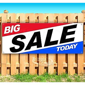 Big Offer Today Banner 13 oz | Non-Fabric | Heavy-Duty Vinyl Single-Sided With Metal Grommets