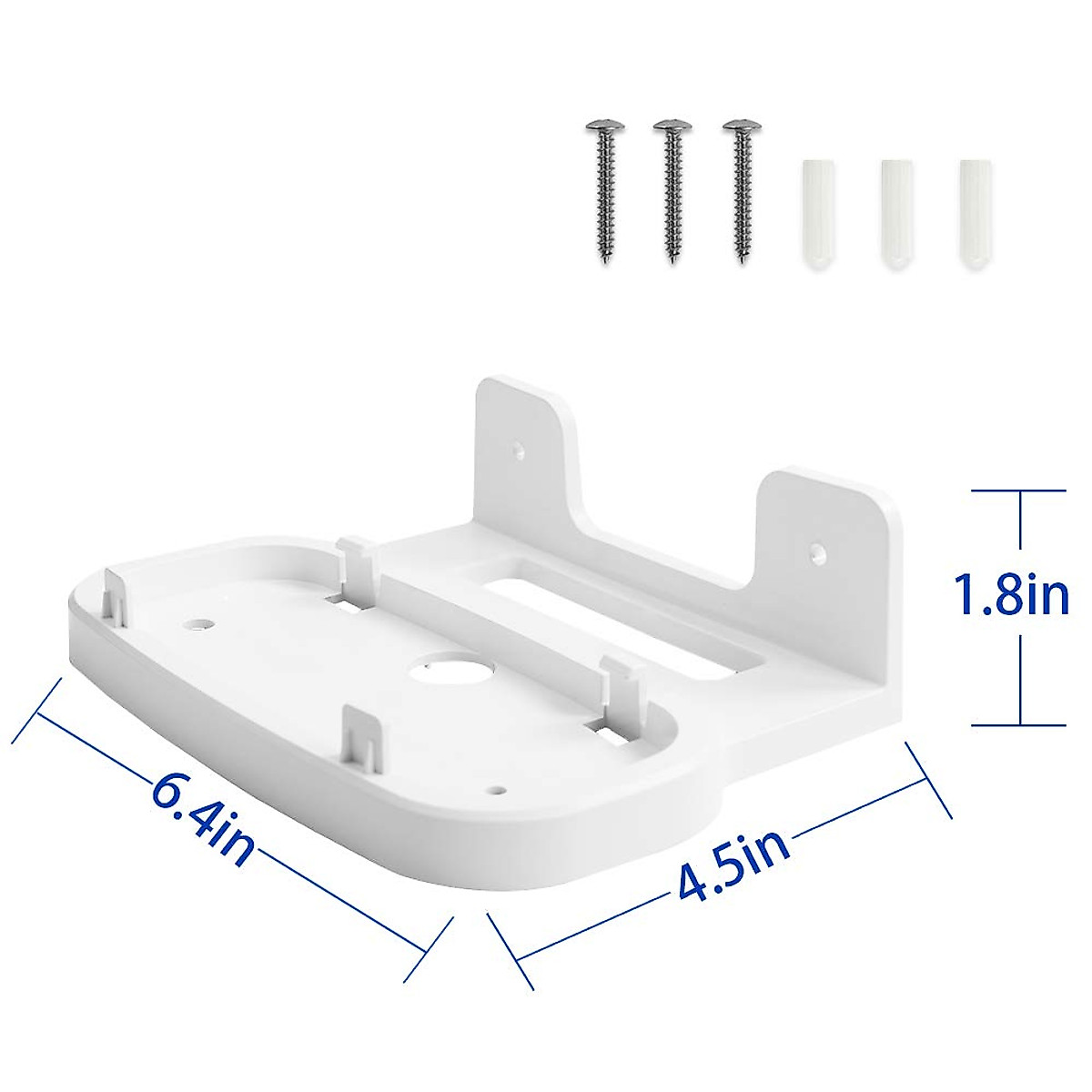 Koroao Wall Mount Holder for ASUS ZenWiFi AX Whole-Home Tri-Band Mesh WiFi 6 System (XT8)(CT8)(XT9) AC300, Wall Bracket Hanger Stand with Holder Compatible with ASUS ZenWiFi AX WiFi 6 (1-Pack, White)