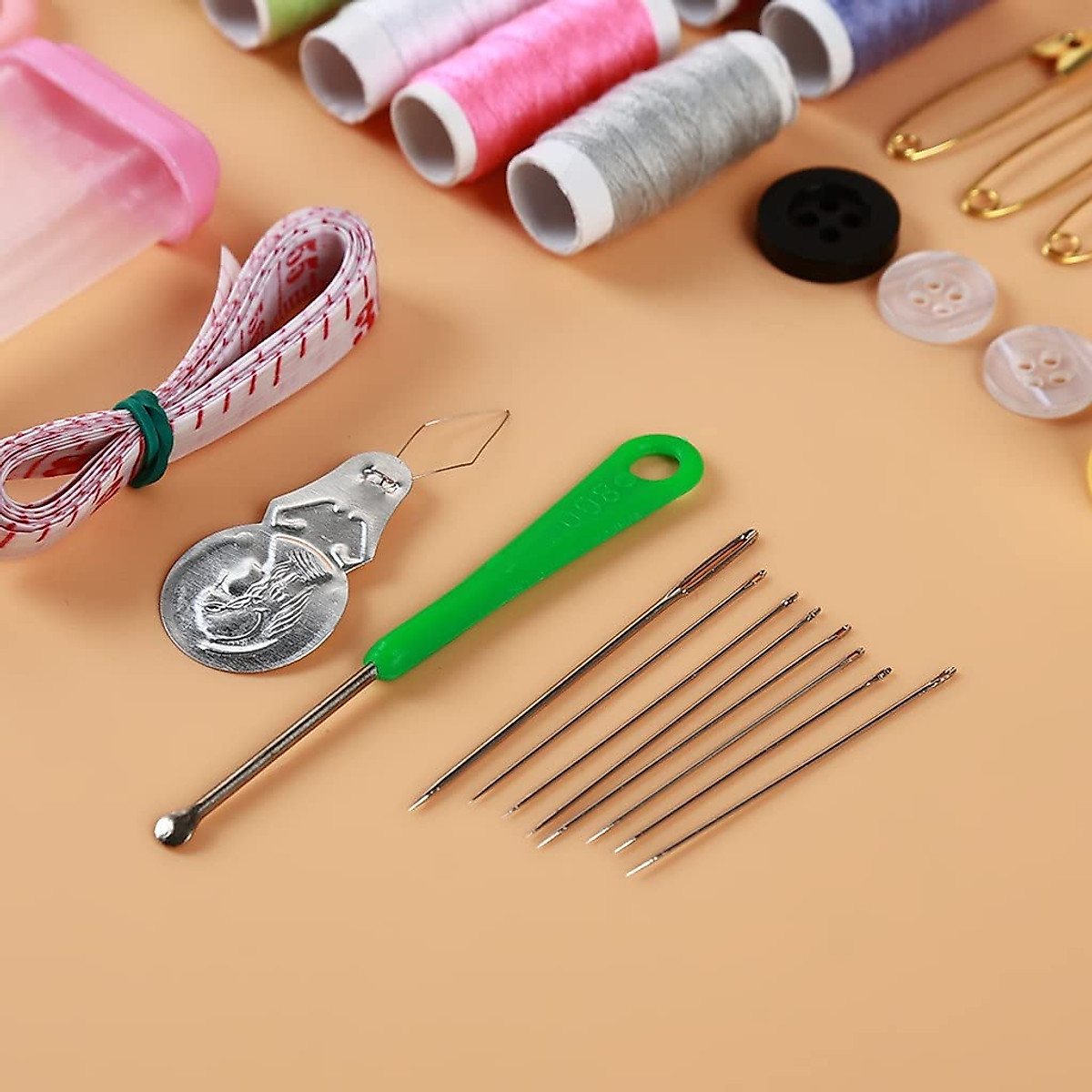 IRDFWH Sewing Kits DIY Multi-Function Box Set Hand Quilting Stitching Embroidery Thread Accessories