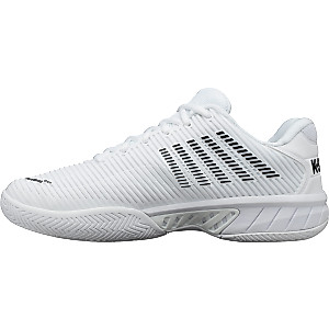 K-Swiss Men's Hypercourt Express 2 Tennis Shoe, White/Black, 9 M