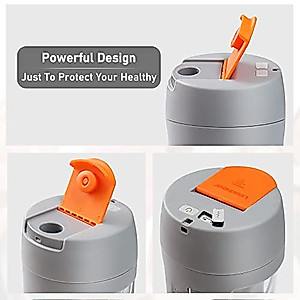 Electric Shaker Bottle, Gifts for Men Dad Husband, Made With Tritan - BPA Free Shaker Bottles For Protein Mixes - Upgrade 20OZ Electric Water Bottle For Protein Powder, Shakes, Coffee,Cocktail