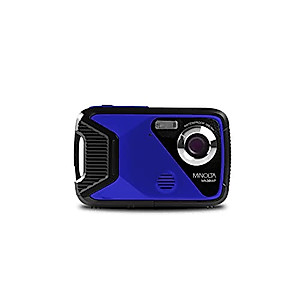 Minolta MN30WP 21 MP / 1080P HD Waterproof Digital Camera (Blue)