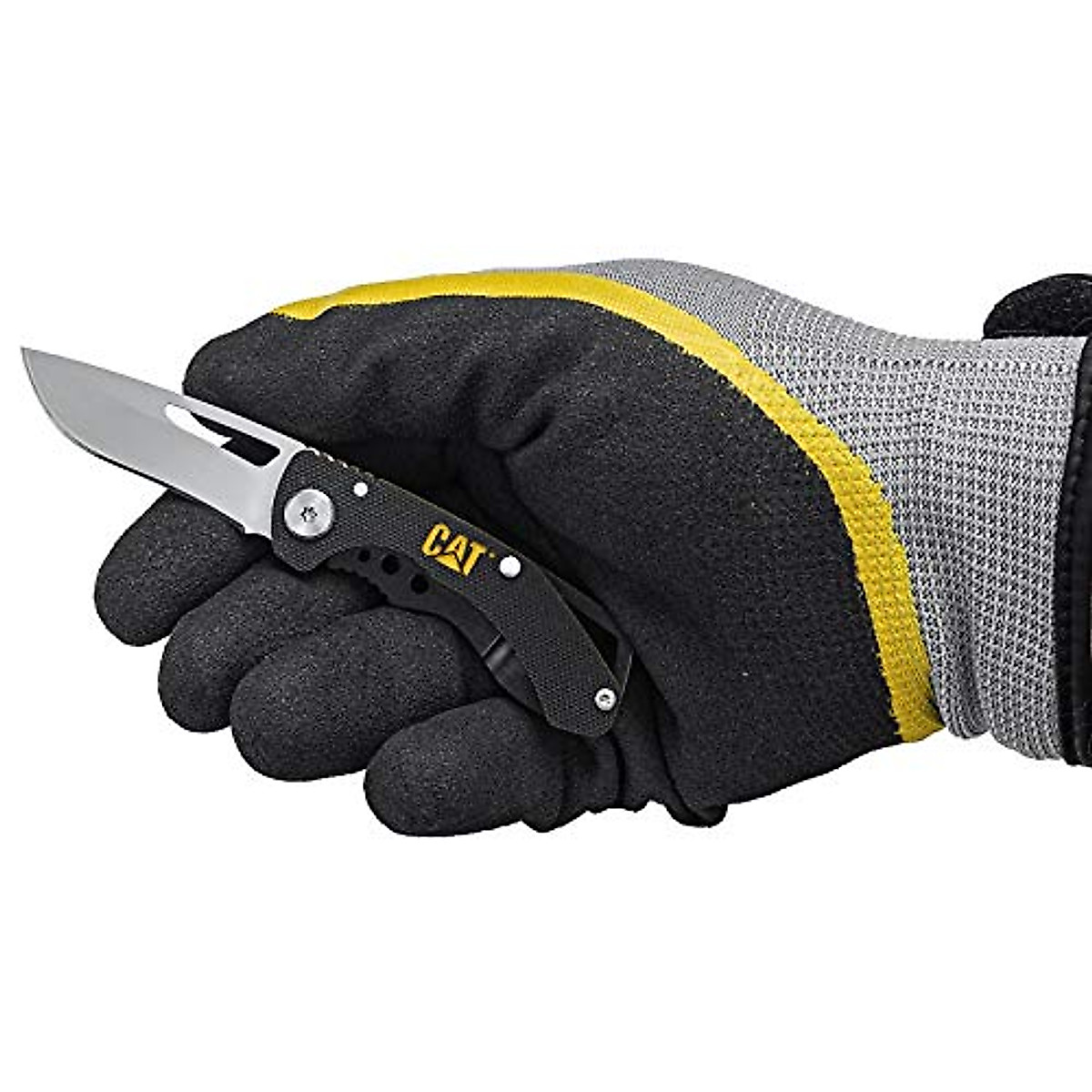 CAT980010 Caterpillar Framelock, Black G10 Handle, 2"