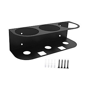 DimyFew Spray Bottle Holder Wall Mount Hardware,Paint Bottle Holder Stand,Bottle Organizer Storage Rack for Kitchen,Craft Workspace, 32cmx11cmx9cm