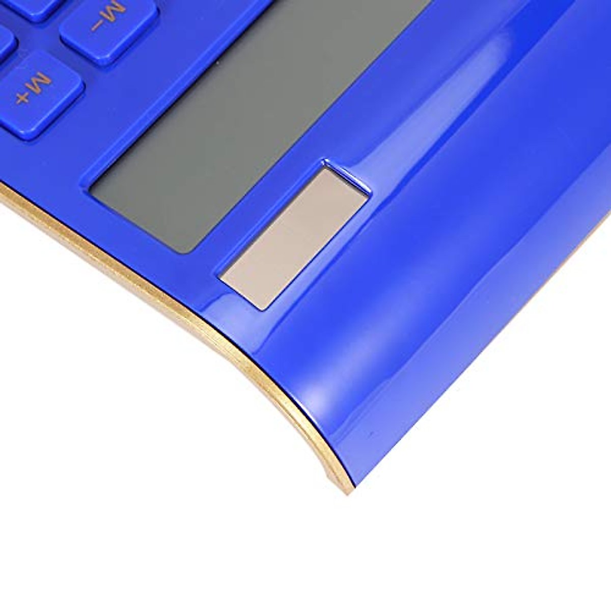 Kadimendium 10 Digits Calculator, Solar Basic Calculator Two Ways to Supply Power LCD Display Financial Calculator Desk Financial Office calculations Basic Mathematics(Blue)