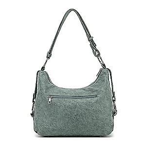 Style Strategy Purses Hobo bags for women Washed Vegan Leather Shoulder Bag Ladies crossbody bag for women