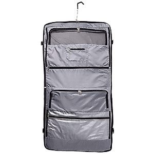 DELSEY Paris Garment Bags Deluxe Garment Hanging Travel Bag, Black, 45 Inch