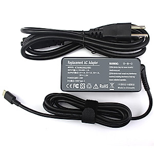 45W Type C USB C Laptop Charger Adapter Compatible with Dell XPS 13 9333 9370 9360 9350 9365 9380 Latitude 13 3380 3390 3379 7350 7368 7370 7389 7390 2-in-1 Latitude 14 5490 7490 Latitude 15 5590 7569