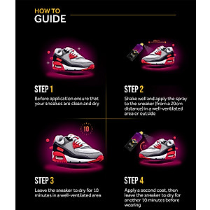 Crep Protect Shoe Protector Spray - Rain & Stain Waterproof Nano Protection for Sneaker, Leather, Nubuck, Suede & Canvas