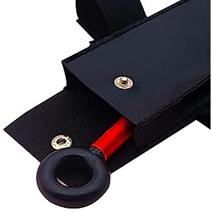 Master Online Ninja Kunai Bag with Bandage Cosplay Japan's Anime Ninja Costume Accessories Black