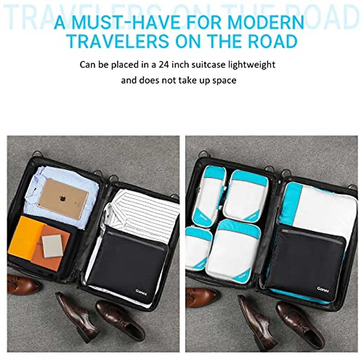 Gonex 100L Packable Travel Duffle Bag, Extra Large Luggage Duffel (Black)