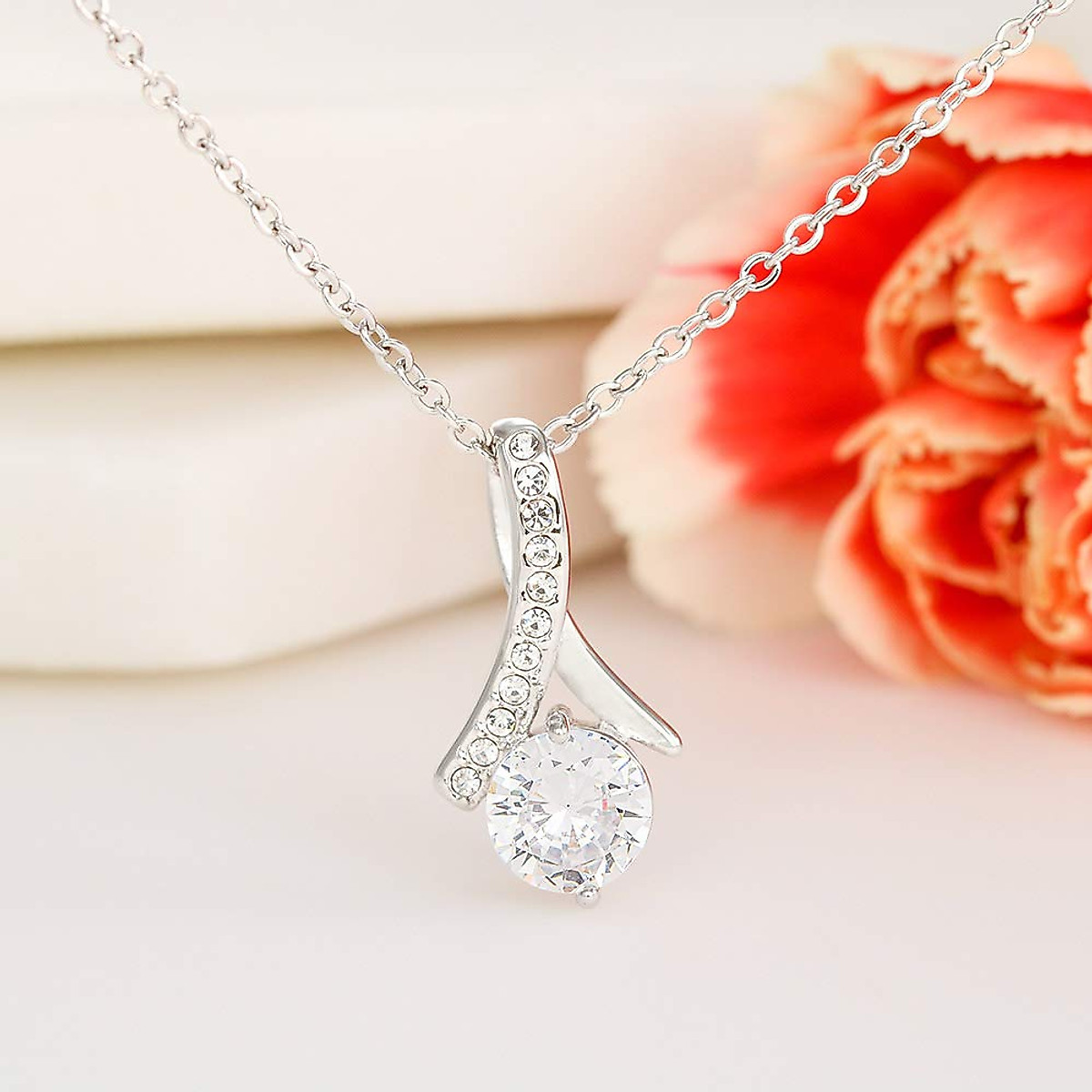 Mothers Day Gifts For Women, Daughter In Law Gifts From Mother In Law, Mother Daughter Necklace, Wedding Birthday Gifts For Daughter From Mom, Gifts For Her, Jewelry With Message Card And Gift Box