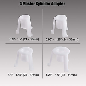 YSTOOL Brake and Clutch Fluid Pneumatic Vacuum Bleeder Tool Kit Brake Oil Change Set with Extractor and Refill Bottle Master Cylinder Adapters Air Quick Plugs for Auto Car Truck Motorcycle Use