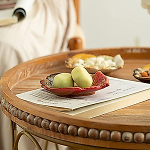 YINYUEDAO Snack Plate, Owl Shape, Ceramic Material, Used to Hold Snacks or Appetizers, Exquisite and Lovely Ceramic Ornaments, Holiday Theme, Gift Selection, Set of 4