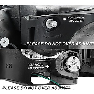 HH Building 2pcs Headlight Front Left Right Driver Passenger Side Clear Lens Chrome Housing LED Tube Projector Headlights 5_444-CDE00V2-LB-C A7799C0B3999C0B3903C_1999_2000_2001_2002_A18 GM2801186