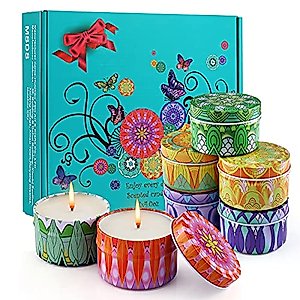Candle Gifts for Women, Scented Candles Gift Set for Women, Candles for Home Scented, 7 Packs Aromatherapy Candles, Soy Wax Jar Candles, Valentines Day Gifts for Her, Birthday, Mother's Day Gifts