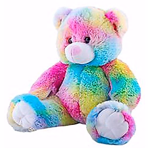 Cuddly Soft 16 inch Stuffed Rainbow Bear - We Stuff 'em...You Love 'em!