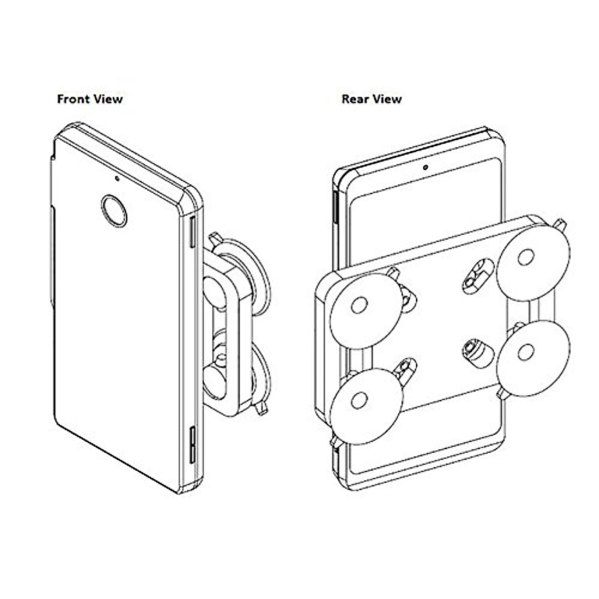 Cellfy Universal Smartphone Mount for Taking a Pictures and Video; Blue. This Universal Mount is operable with iPhone 4/5/6, Samsung Galaxy, HTC, or Any Model of Smartphone, Providing a Strong Hold!