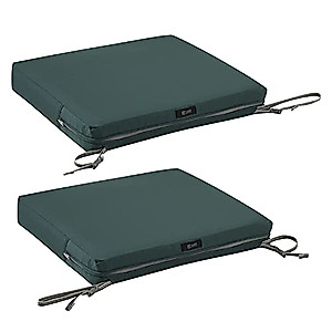 Classic Accessories Ravenna Water-Resistant 72 x 21 x 3 Inch Patio Chaise Lounge Cushion, Mallard Green, Patio Cushion