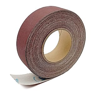 400 Grit Continuous Sandpaper Roll 1" x 26 Feet Emery Cloth Aluminium Oxide Abrasive Sandpaper Roll Drum Sander Sandpaper Rolls for Wood Furniture Finishing Metal Sanding Automotive Polishing