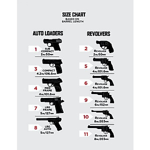 Allen Company Exo Soft Molded Handgun Case, Black, 9" (82-9)