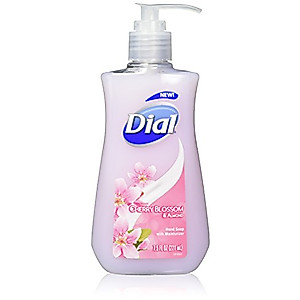 Dial Cherry Blossom & Almond Hand Soap with Moisturizer, 7.5 Fl Oz (Pack of 6)