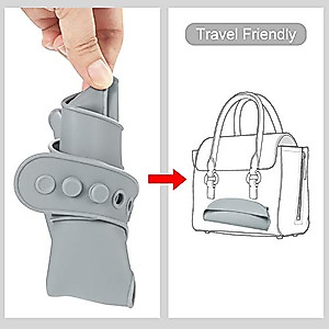 PandaEar 3 Pack Waterproof Silicone Baby Bibs| Super Thin Light Weight for Babies & Toddlers| Adjustable Soft Silicone Feeding Bibs with Food Catcher Pocket, Unisex, Non Messy