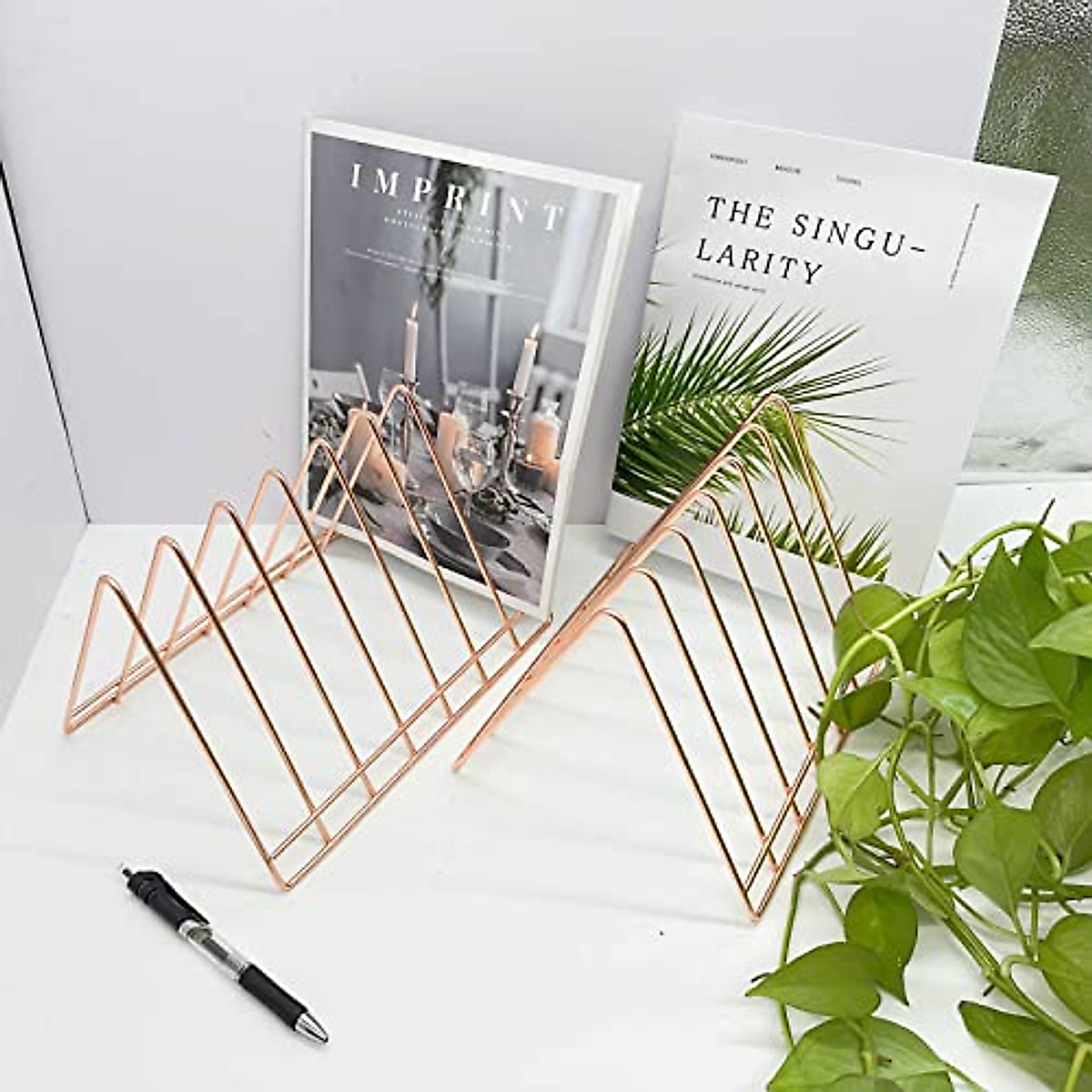 VAWNKUKN Set of 2 Office Products Office & School Supplies Desk Accessories & Workspace Organizers File Folder Racks & Holders…