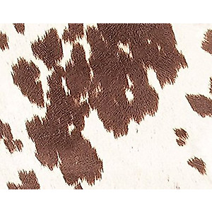 Linon Udder Madness Corey Bar Stool, 19"W x 22.5"D x 44.75"H, Brown