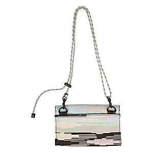 KAVU Islamorada Crossbody Bi Fold Wallet with Rope Strap - Maytide Ikat