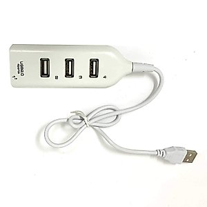 USB with 4 Ports Ultra Slim Hub High Speed Data Transfer Compact Travel Friendly for Windows OS iMac Pro, MacBook Air, Mac Mini/Pro, Surface Pro, Notebook PC, Laptop, USB Flash Drives, and Mobile HDD