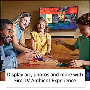 All-new Amazon Fire TV 43" Omni QLED Series 4K UHD smart TV, Dolby Vision IQ, hands-free with Alexa