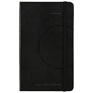 AT-A-GLANCE 2023 Weekly & Monthly Planner, Plan. Write. Remember, 5" x 8-1/4", Small, Pocket, Hardcover, Black (706D1005)