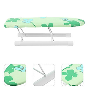 Homoyoyo Clothes Ironing Board Tabletop Ironing Board Portable Ironing Board Small Ironing Board Mini Ironing Board Compact Ironing Board Ironing Supply Travel Simple Ironing Table Fabric