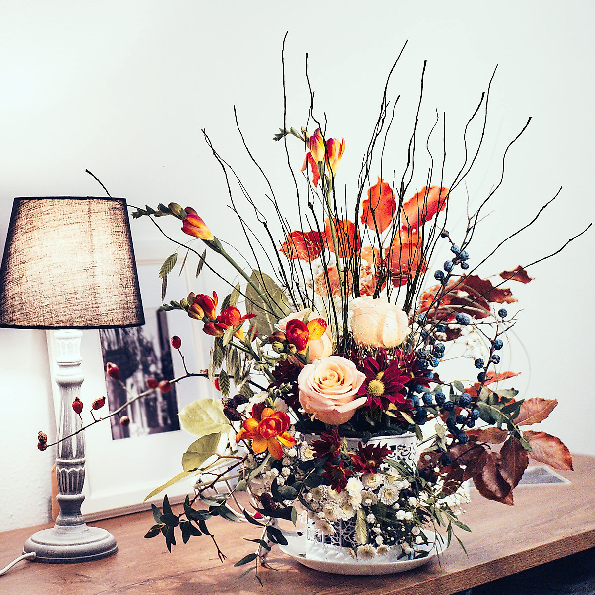 Ruidazon 10Pcs 30.7" Curly Willow Branches, Artificial Flowers Twigs Decorative Sticks Stem, Dry Bendable Tree Branches for DIY Craft Home Room Wedding Floor Vase Garden Farmhouse Decor