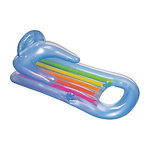 Intex King Kool Lounge Inflatable Swimming Pool Lounger with Headrest (3 Pack)