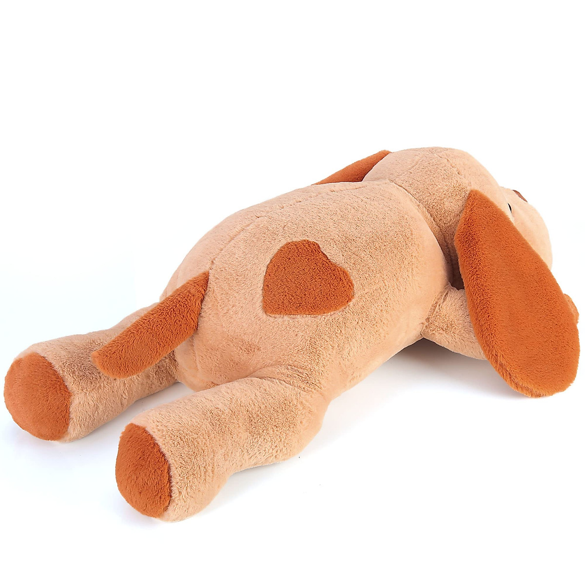 Large Dog Weighted Plush, 27 inch 5 lbs Dog Weighted Stuffed Animals for Kids Girls Adults Birthday Gift, Cute Charlie Dog Plush Toy Pillow Party Decorations